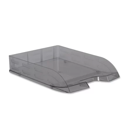 Tray, polica za dokumenta, PVC, horizontalna, dim - Kengur