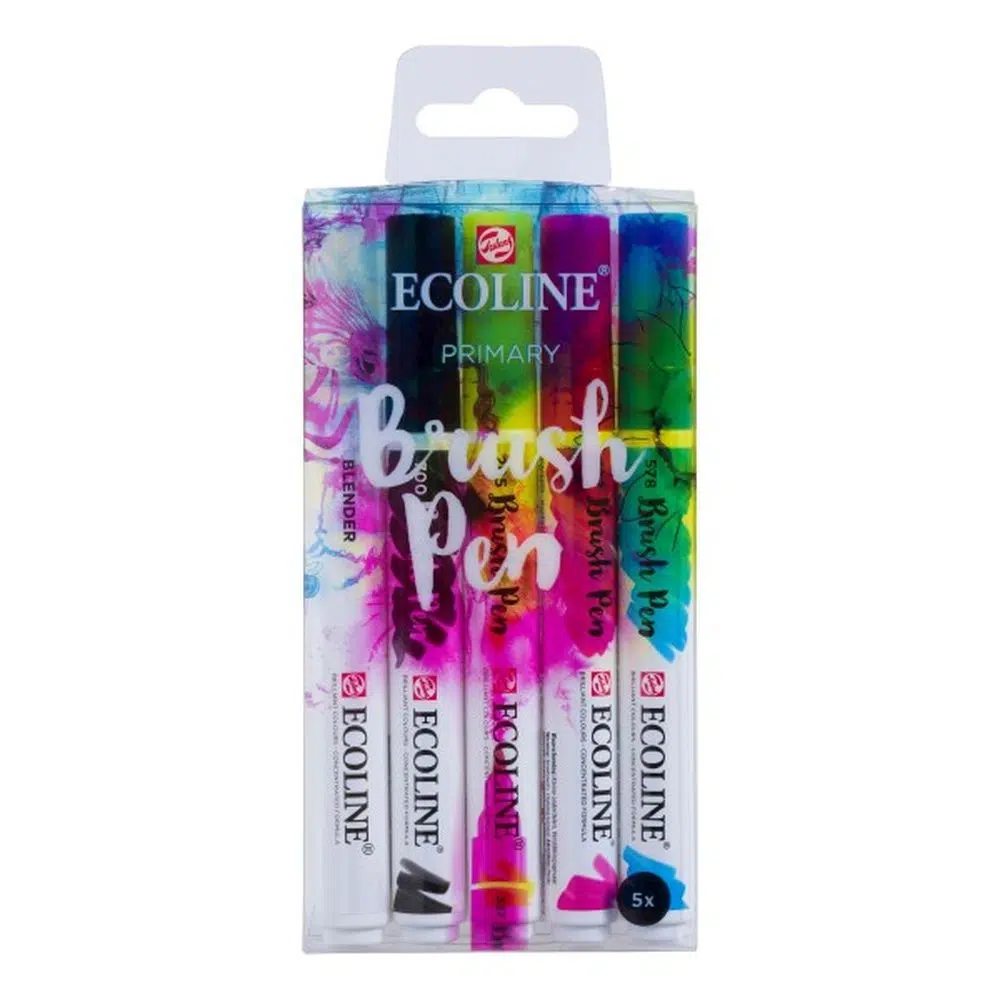 Talens Ecoline, marker, set, primary, 5K - Kengur
