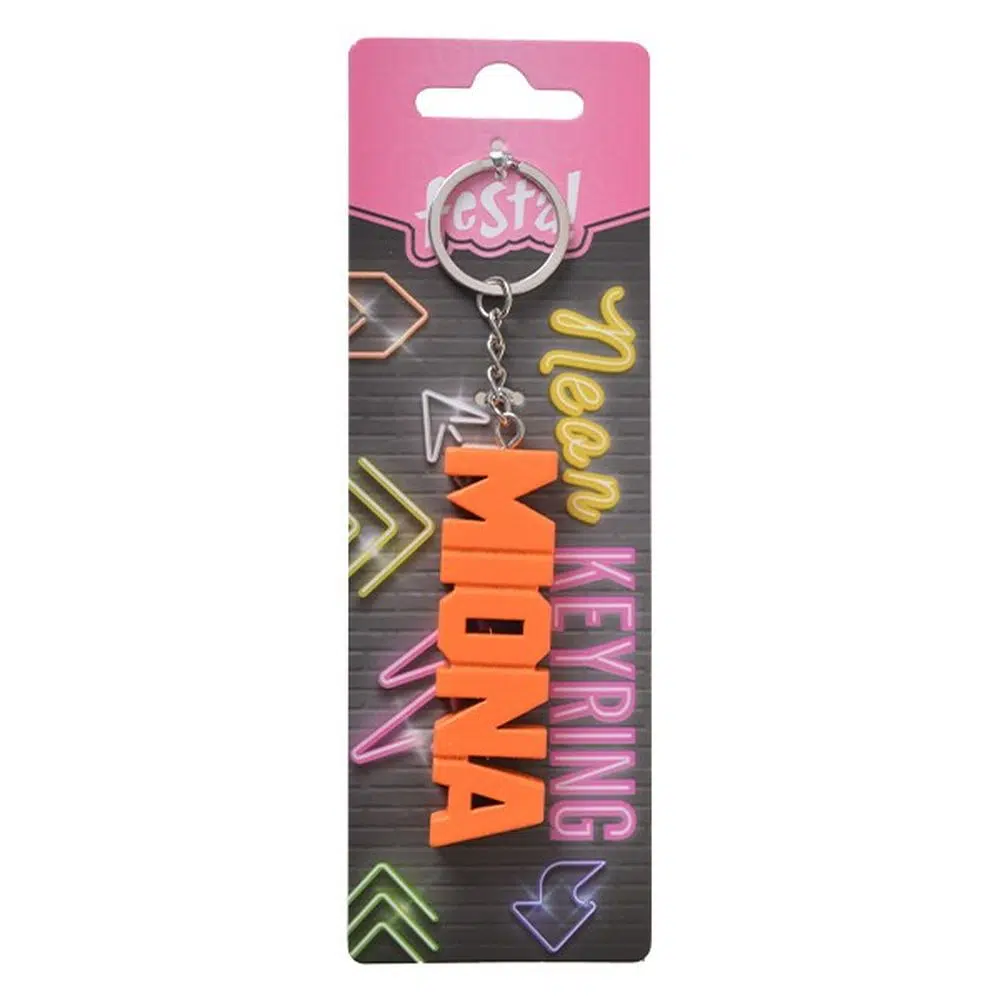 KR neon, privjesak, ime, Miona - Kengur