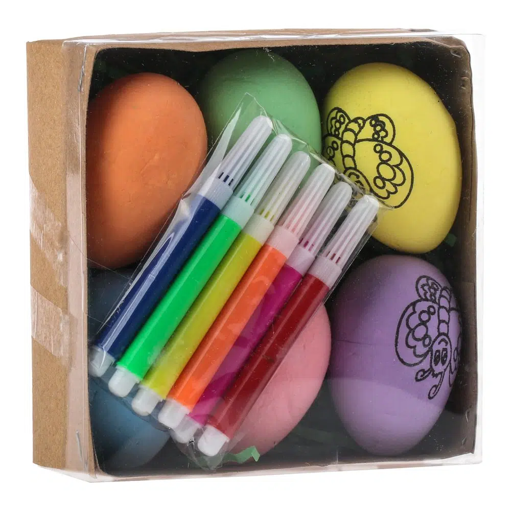 Humble, set za bojenje jaja, pastel, 6cm, 6K - Kengur