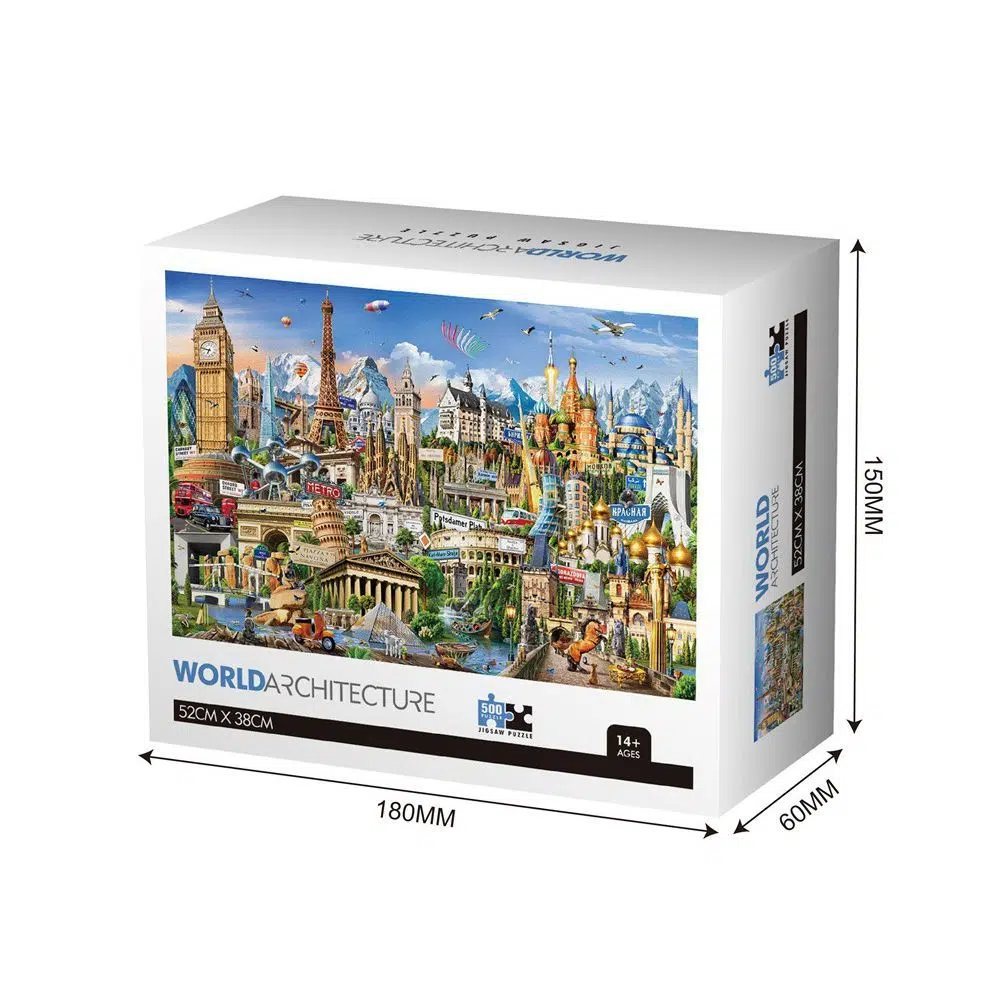Sozzle, slagalica, svjetske arhitekture, 500 dijela - Kengur