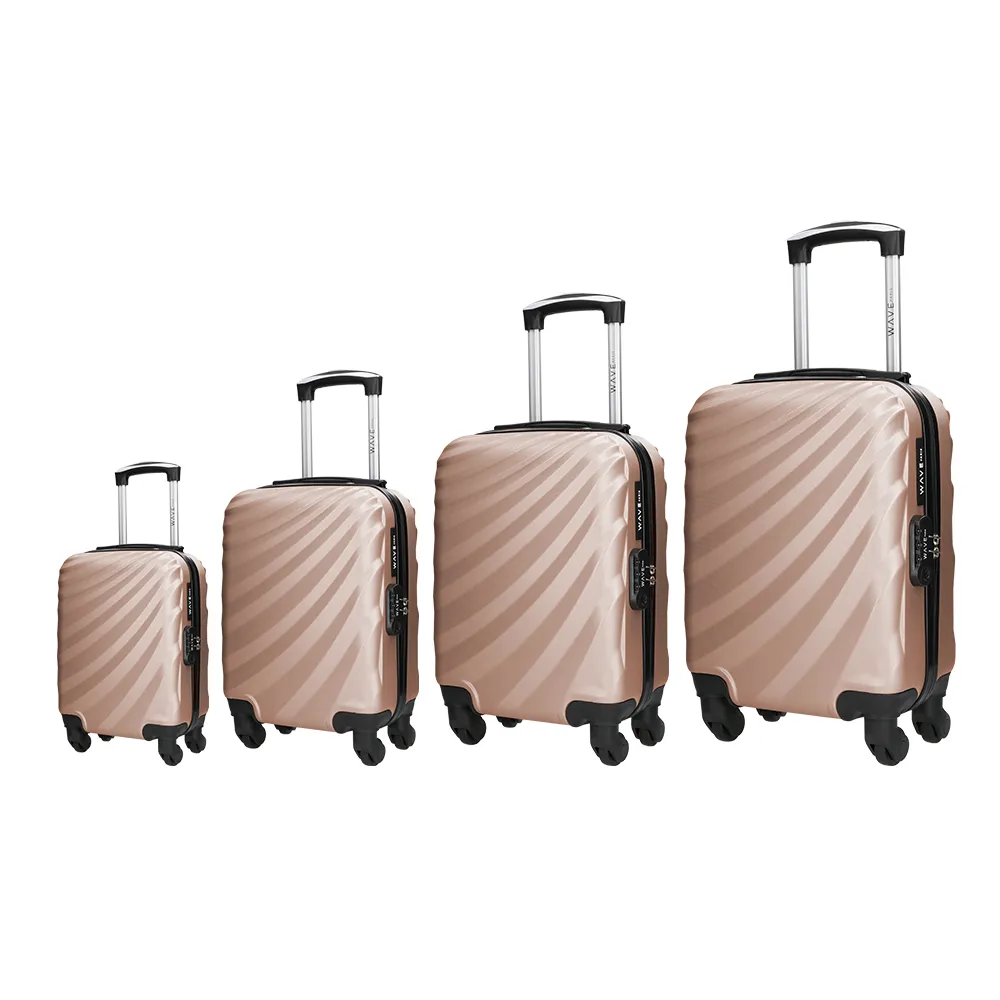 Le Mans, kofer, set 4 komada, ABS, zlatna - Kengur